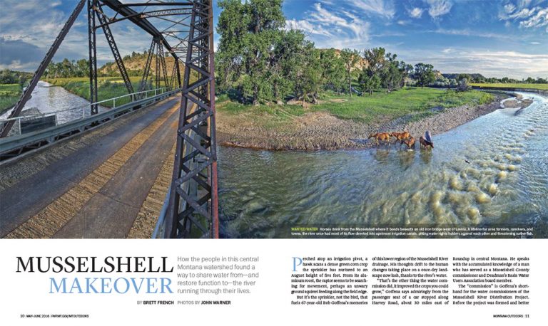 Montana's Musselshell River - Musselshell County